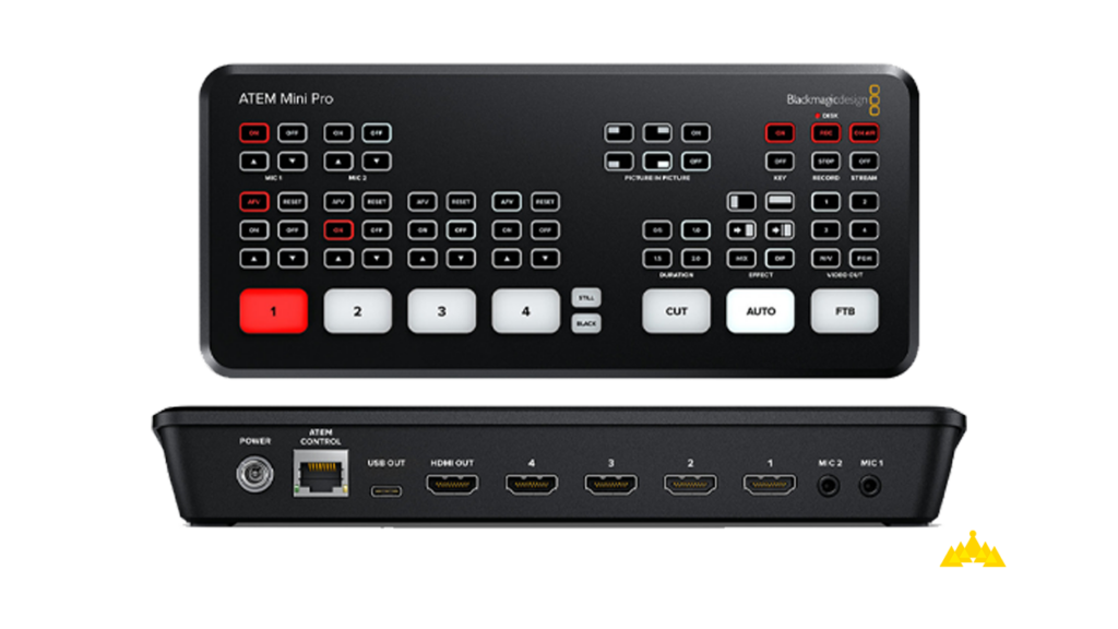 Blackmagic ATEM Mini Pro a noleggio da Sidereus