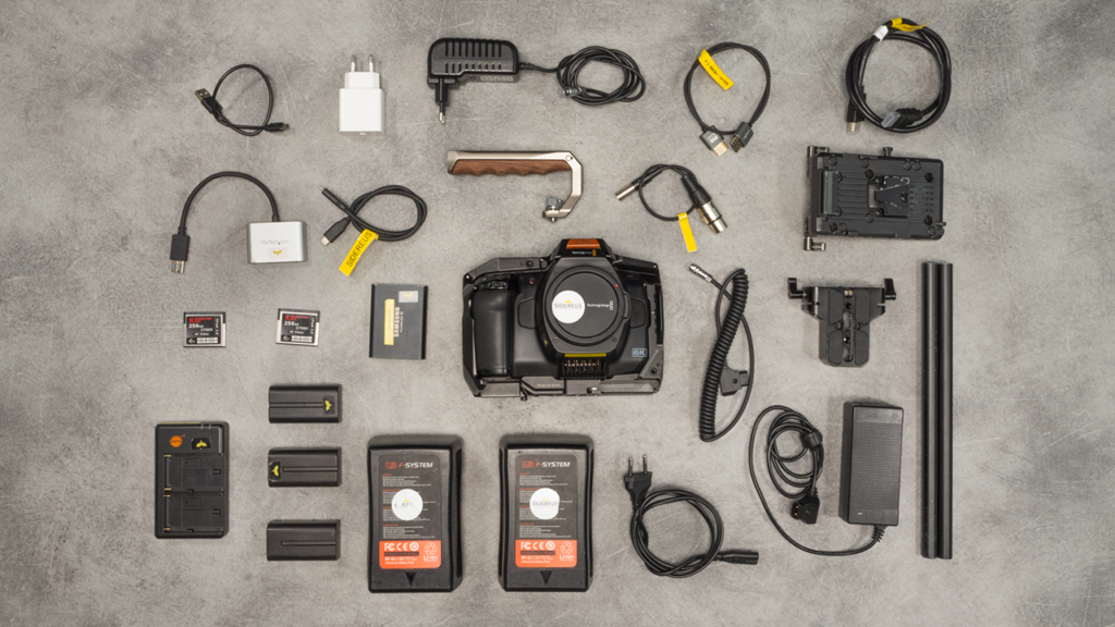 BMPCC 6K Pro Production Kit a noleggio da Sidereus